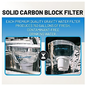 Epic Water Filters Replacement PFAS Filter, 150 Gallon Filter, Removes PFAS, PFOA, PFOS