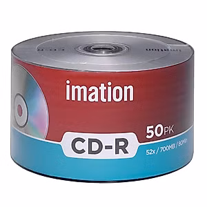 1200 Pack Imation CD-R 52X 700MB/80Min Branded Logo Blank Media Recordable Data Disc