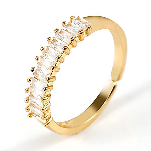 UUJOY Ring Wedding Band, Handmade Eternity Ring,Engagement Anniversary Ring for Women Men