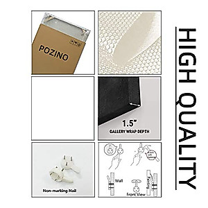 BATHROOM WALL ART DECOR,Art Deco Wall Art,Large Canvas Wall Art,In This House We Do Horror Movies,Halloween Movie Canvas,Wall Decor,Home Decor,8''x12'' Framed Modern Canvas Wall Art,