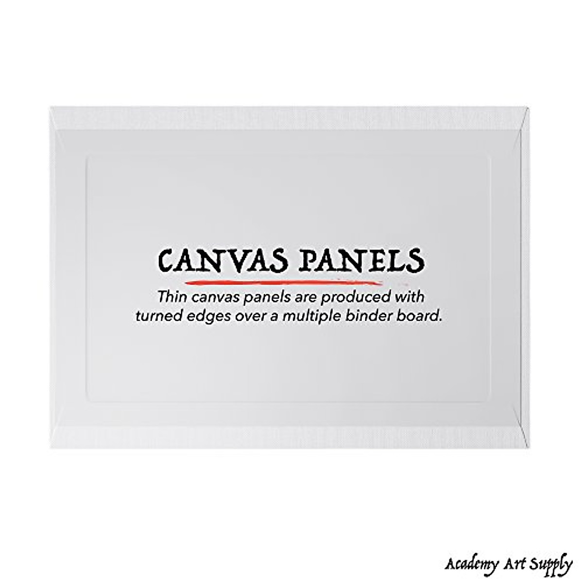 Academy Art Supply Canvases Panels 5 x7, 8 x 10, 9 x 12, 11 x 14 inch - 100% Cotton Artist Blank Canvas Board for Oil Painting, Pre-gessoed, Primed, Acid-Free Blank Canvas - Pack of 28