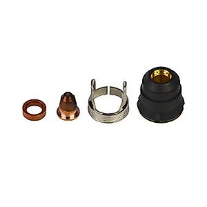 Lotos Supreme LTP5500DCNC Non-Touch Pilot Arc CNC Enabled Digital Plasma Cutter THC Torch Height Control Enabled, Dual Voltage 110V/220V, 3/5 inch Clean Cut, Brown