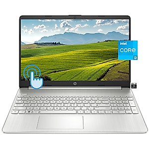 HP Pavilion 15.6'' HD Touchscreen Laptop, Dual Core Intel i3-1115G4 (Up to 4.1GHz), UHD Graphics, 16GB RAM, 512GB SSD, Webcam, WiFi, Fast Charge, Long Hour Battery, HubxcelAccessory, Natural Silver