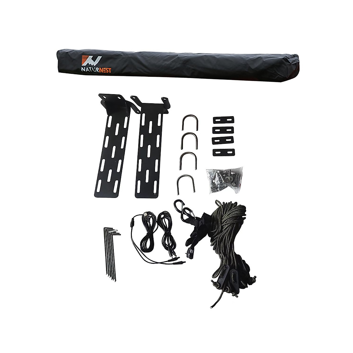 BAMACAR Naturnest Awning, 270 Awning Car Awning For Jeep Van Truck SUV Awning, Overland awning, Naturnest 270 Degree Awning, Car Canopy For OVS RV Awning, Vehicle Awning, Trailer Awning, Camper Awning