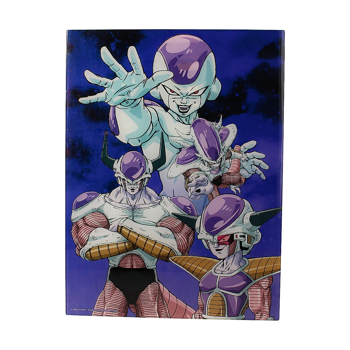 Dragon Ball - Impression en Verre - Frieza Forms - 30X40 cm