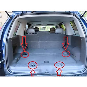 EACCESSORIES EA Rear Trunk Organizer Cargo Net for Mercury Mountaineer 2002-2010 – Floor Style Cargo Net for SUV - Premium Mesh Elastic Car Trunk Organizer – Compatible with Mercury Mountaineer