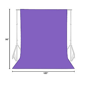 GFCC Purple Backdrop - 8FTX10FT Purple Photo Backdrop for Photoshoot Background for Photography Screen Video Recording Picture Background