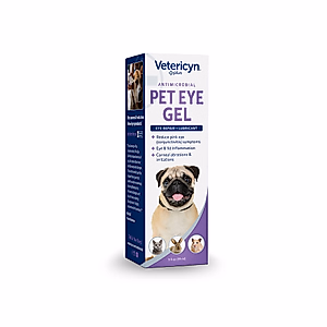 Vetericyn Plus Pet Eye Gel | Dog and Cat Eye Ointment Alternative to Lubricate and Relieve Eye Irritations and Abrasions, Reduce Symptoms of Pink Eye in Dogs and Cats. 3 ounces