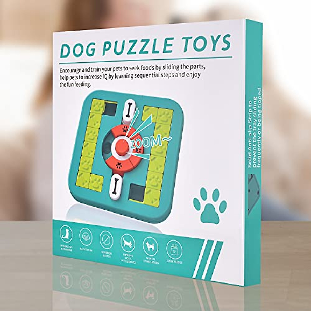 Dog Puzzle Toys, Dog Puzzles for Smart Dogs, Puppy Puzzle Toys, Dog Enrichment Toys Dog Mentally Stimulation Toys for Training, Dog Treat Chew Toy Gifts for Puppies, Cats, Small, Medium, Large Dogs