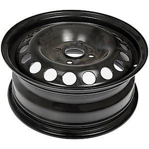 Dorman 939-100 15 x 6 In. Steel Wheel Compatible with Select Chevrolet / Pontiac Models, Black, Medium