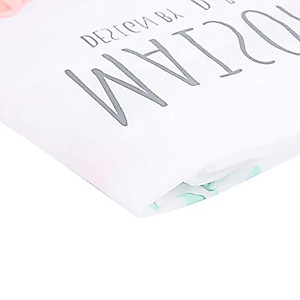 Yosoo Quilt Storage Bag, Cylindrical Large Capacity Clothes Pillow Blanket Storage Bags Reusable Drawstring Packing Bag for Comforters Blankets Bedding (15.7x15.7x31.5in)(3#Flower)