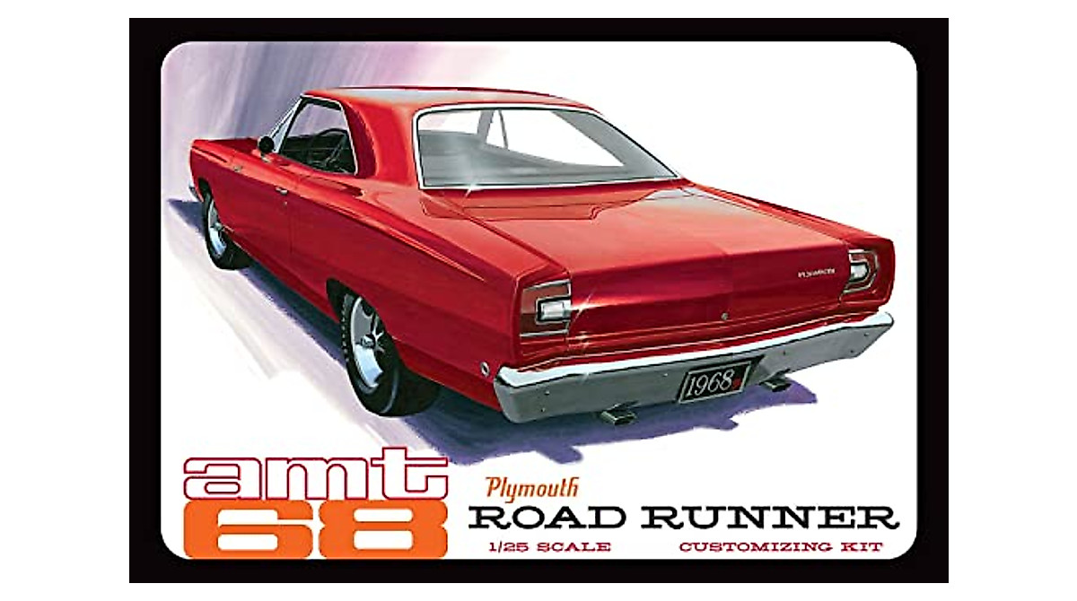 AMT 1968 Plymouth Road Runner Model Kit - Build Stock or Custom
