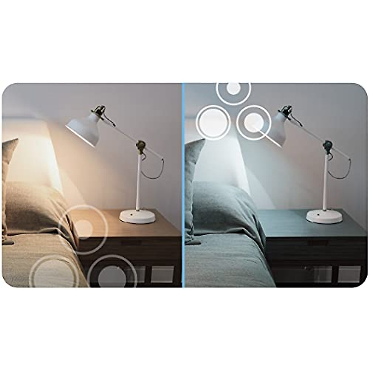 GE Lighting LED+ Color Changing Light Bulb, 2 Color Settings, No App or Wi-Fi Required, Remote Included, A19 Light Bulb (1 Pack)