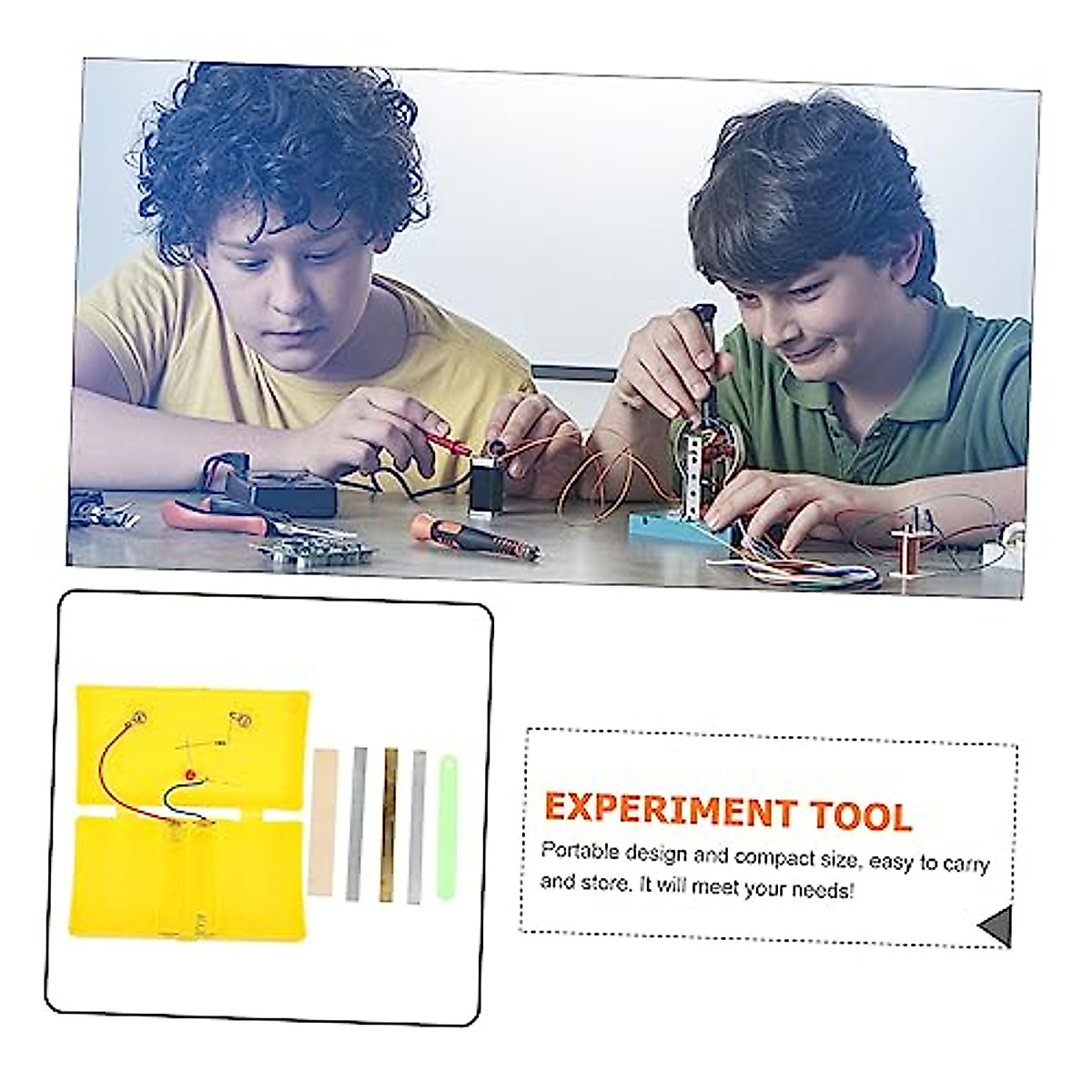 BESTonZON Experiment Equipment Plastic Physics Teaching Equipment Conductivity Experiment Material Plastic Conductivity Experiment Kit