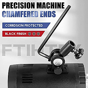 FTIHTRY 7pcs SAE Mini Hex-L Key Allen wrench, Small Allen wrench 0.028, 0.035, 0.05, 1/16", 5/64", 3/32", 7/64", Cr-V Steel