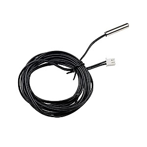 diymore 10K Temperature Sensor Probe 10K 2Meter Temperature Probe,3PCS Stainless Steel 3950 NTC Waterproof Temp Sensor Probe, Digital Temperature Transmitter Extension Cable
