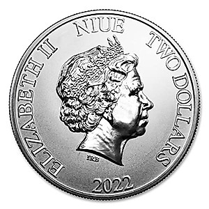 2022 1 oz Silver Star Wars Darth Vader Coin Brilliant Uncirculated with Certificate of Authenticity $2 BU