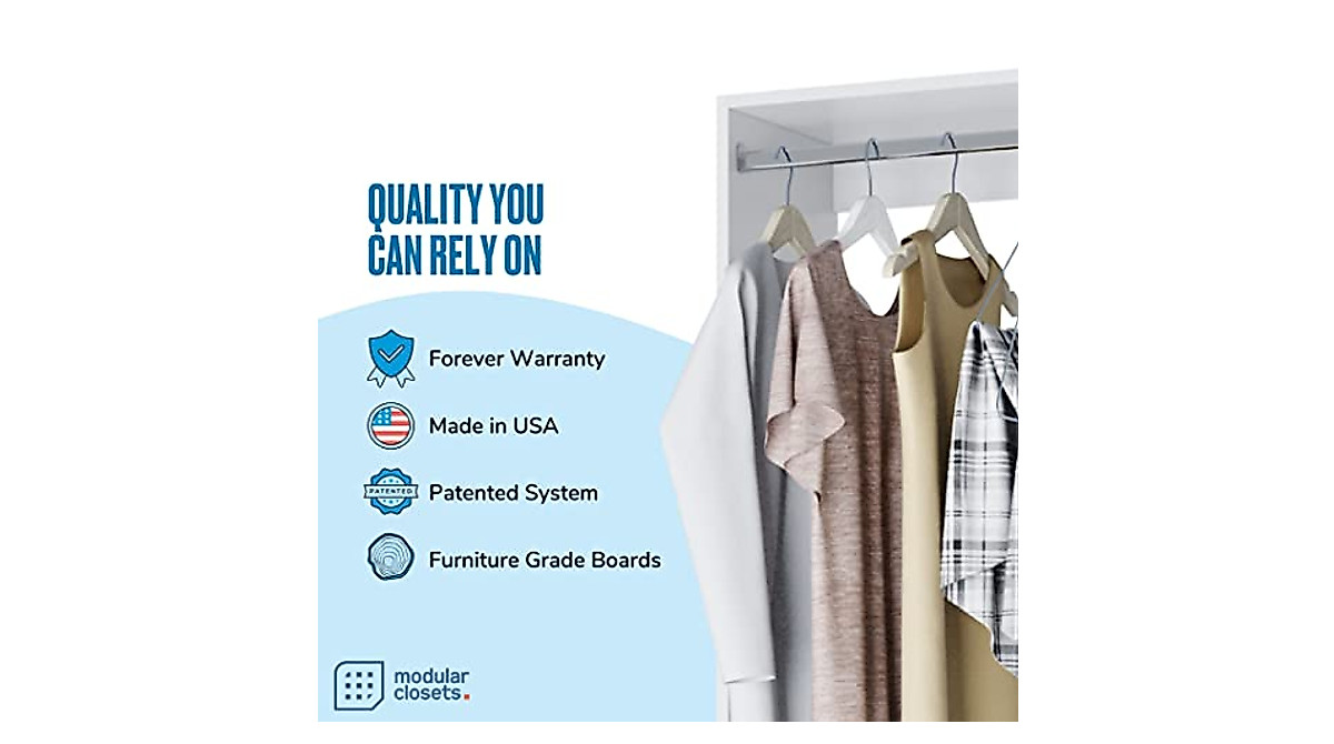 Double Hanging Closet System | Modular, Durable & Easy to Install