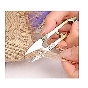 Cotchear Thread Scissors, 4.1 inch High-Carbon Steel Blades for Snip Thread, Yarn, Embroidery Handheld Snippers