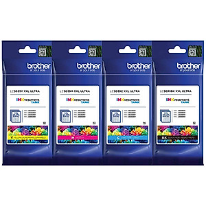 Brother LC3039 (BK/C/M/Y) Ultra High Yield Ink Cartridge Set