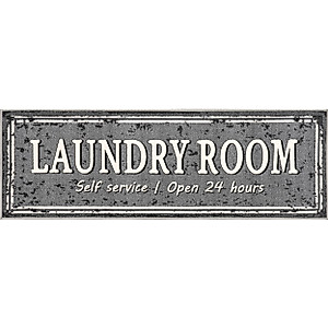 nuLOOM Graphic Machine Washable Laundry Mat, 2x5, Dark Grey