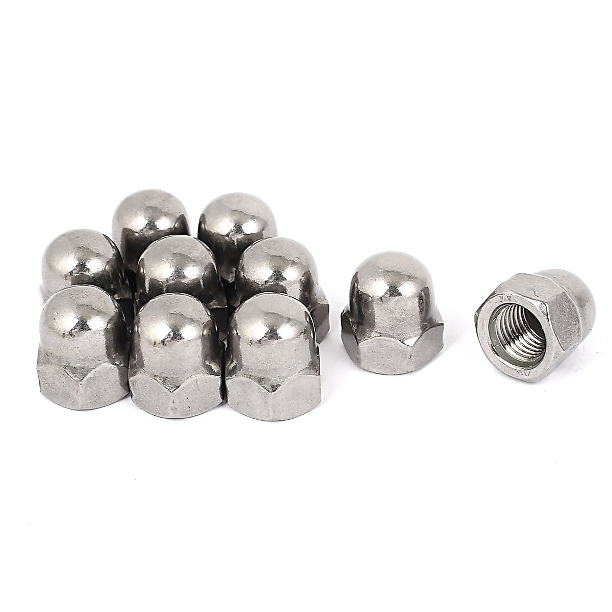 Acorn Dome Head hex Nuts,Threaded Dome Cap Nuts, M16 Thread Dia Dome Head 316 Stainless Steel Cap Acorn Hex Nuts 10pcs (b4e1bc70c70d9f7093cd003ff11b2c92)