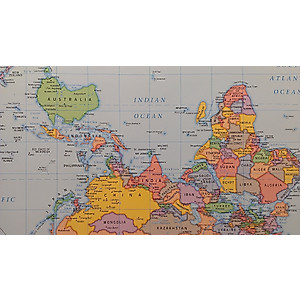 Upside Down World Map