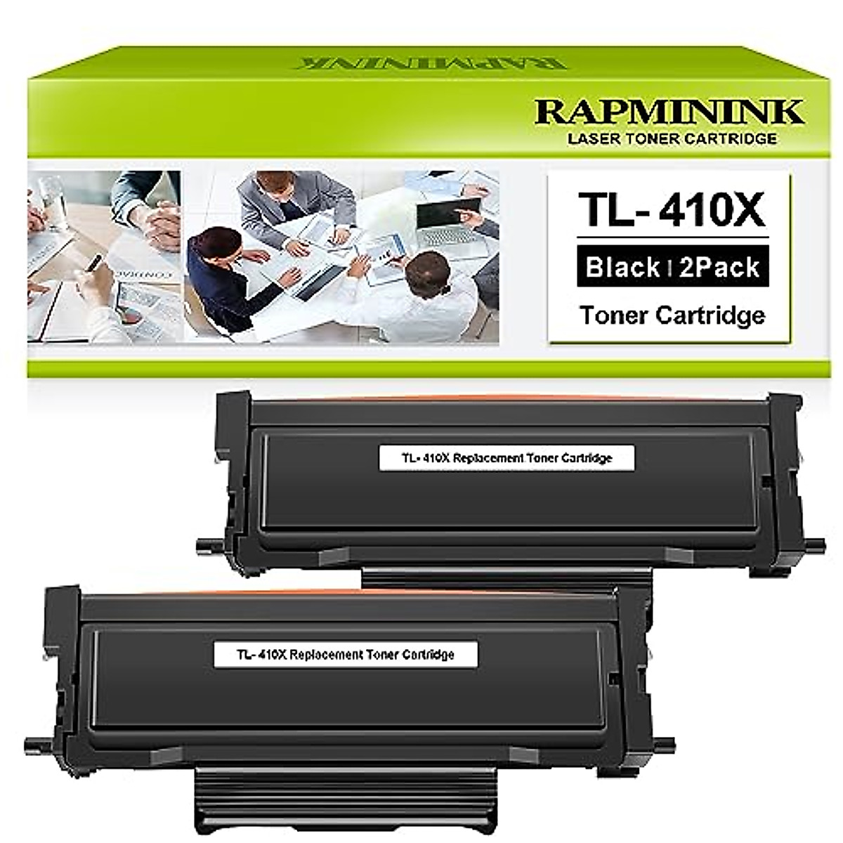 RapmininK TL-410X Black Pantum Replacement Toner Cartridge Compatible with Pantum P3012DW,P3302DW,M6702DW,M7102DW,M6800FDW,M6802FDW,M7200FDW,M7202FDW,M7300FDW Series Printers-2 Pack