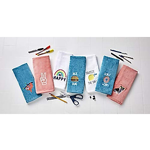 SKL Home Sloth Hand Towel Set, Aqua