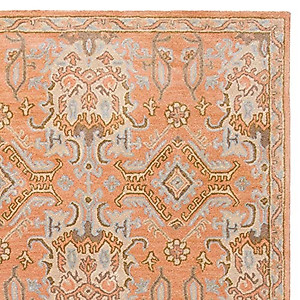 SAFAVIEH Wyndham Collection 2'3" x 15' Terracotta WYD203A Handmade Modern Premium Wool Runner Rug