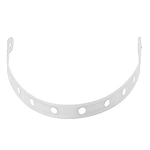 Home-X Set of 10 Hanger Connector Strips with Holes for Clothes Hanger Organization, Plastic Closet Organizers and Storage Solutions, Pack of 10 Strips, 18" L x ¾” W, Opaque