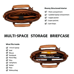 ECOSUSI Tote Bag Convertible Backpack Purse for Women Vegan Leather Handbag Multifuction Shoulder Bag