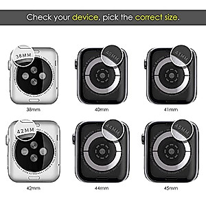 NewWays 2-Pack Bling Cases with Screen Protector Compatible for Apple Watch 41mm, Fully Paved Diamonds Protective Case for iWatch Series 7/8 (41mm, Rose Gold+Clear)