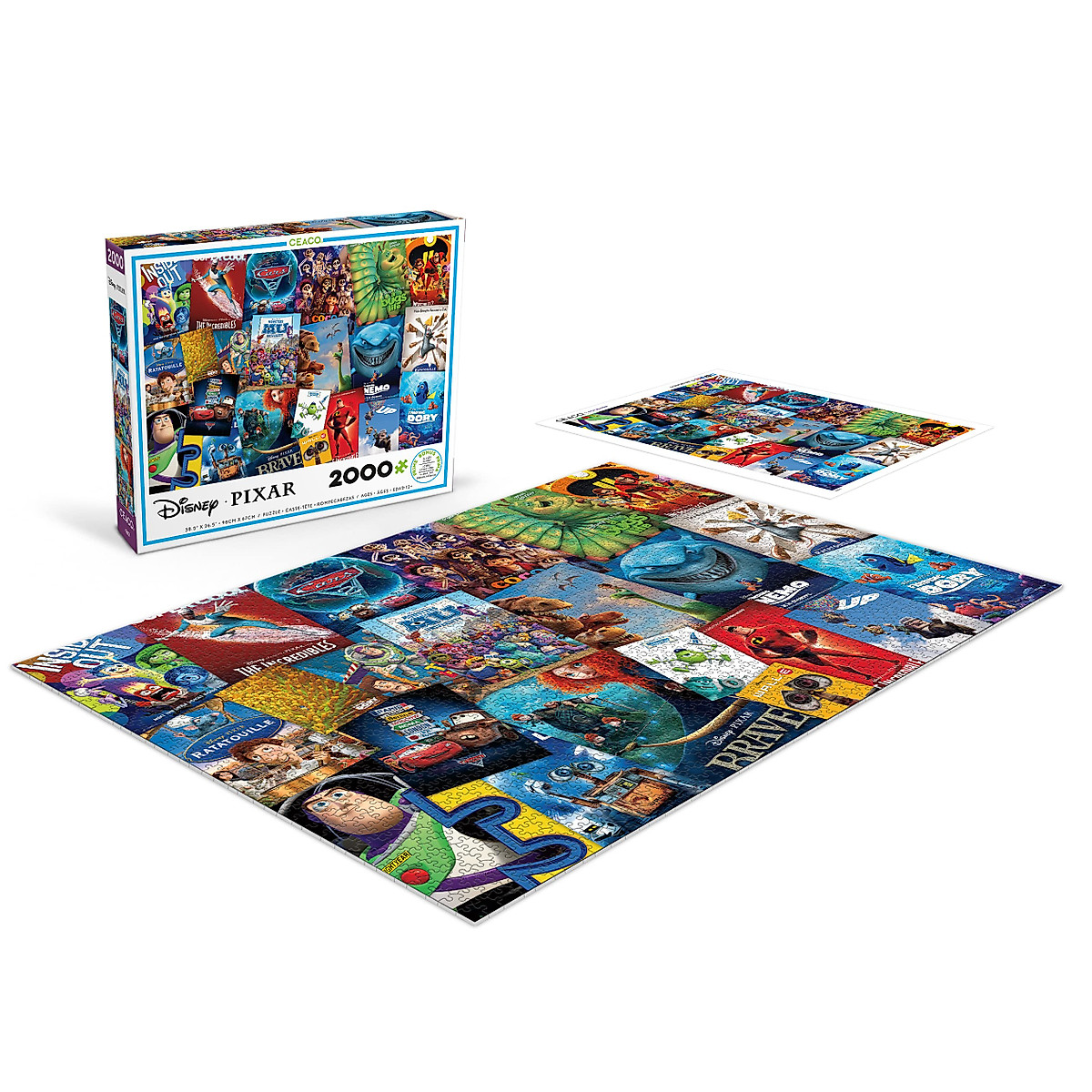 Ceaco - Disney / Pixar - Movie Posters - 2000 Piece Jigsaw Puzzle , 5"