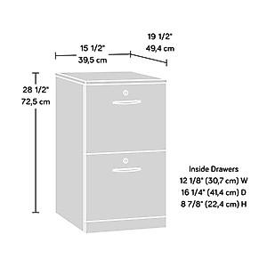 BOWERY HILL 2 Drawer Transitional File Cabinet in Classic Cherry