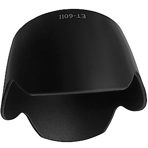 ET-60 Lens Hood Shade for Canon EF 75-300mm f/4-5.6 III,EF 75-300mm f/4-5.6 III USM,EF-S 55-250mm f/4-5.6 is II,EF-S 55-250mm f/4-5.6 is(Not for is STM),HUIPUXIANG 58mm Lens Hood