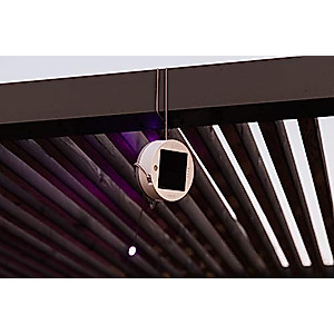 MPOWERD Luci Color Solar String Lights + Phone Charger: Color 18' Rechargeable via Solar or USB-A, 100 Lumens LEDs and 7 Colors, Lasts Up to 15 Hours, Waterproof, Camping, Pool/Patio, and Travel