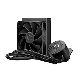 Cooler Master 120L Core Close-Loop AIO Liquid Cooler, R7|i5 Gen S Dual Chamber Pump, 120mm PWM, 120mm Radiator, White Lighting, AMD Ryzen AM5|4, Intel LGA 1851|1700 Platform