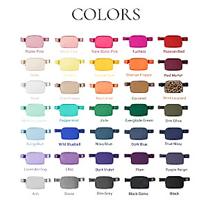 YOSHUYUKI Mini Crossbody Belt Bag - Waterproof Fanny Pack for Women, Fashionable Running Belt Pouch in Navy Blue