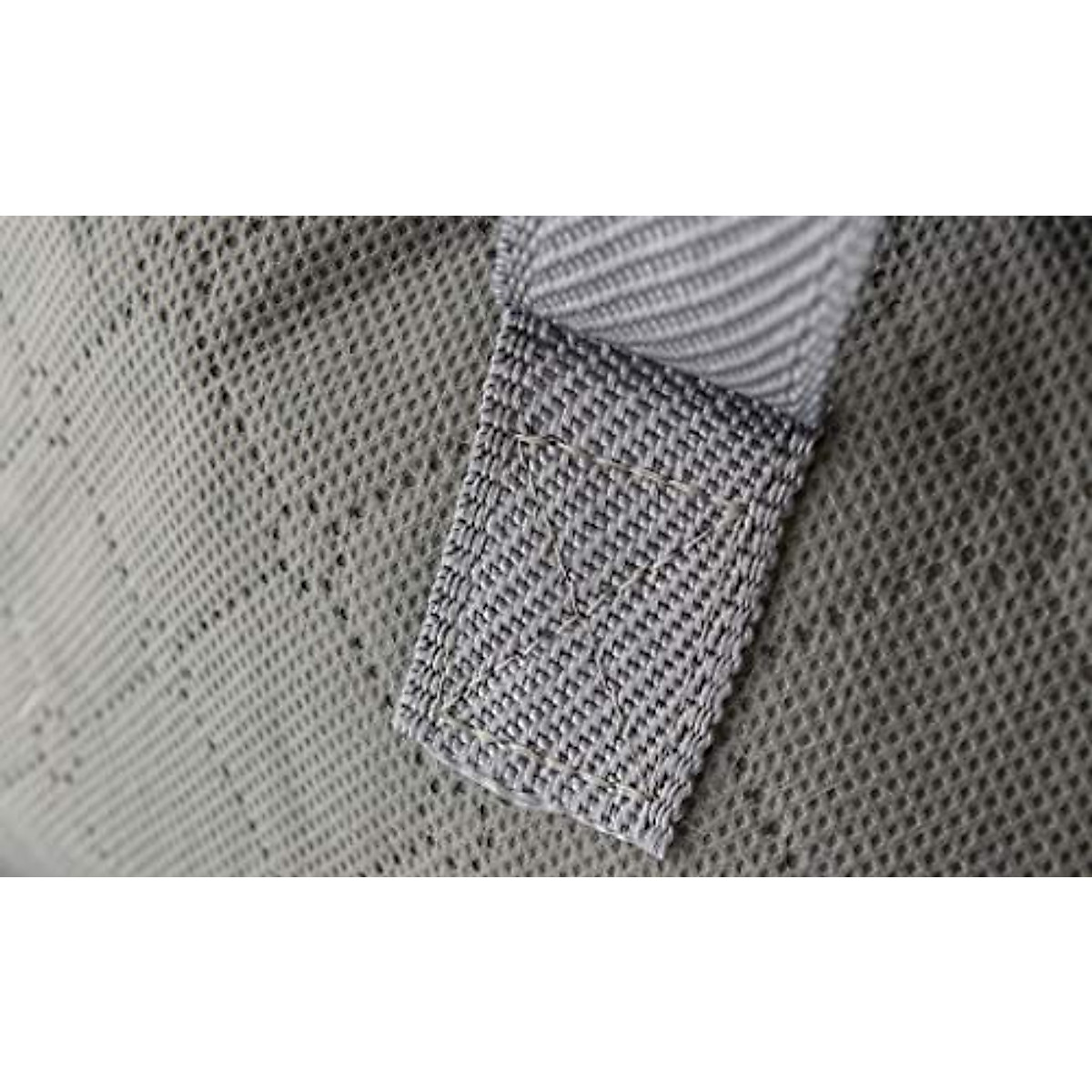 Eternal Living Blanket Storage Bags Set of 4 with Zipper & Window, Large Capacity Breathable Clothes Bag Organizer for Comforters, Blankets, Bedding - Handles and 4 Packs (Grey)