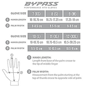 Wildhorn Bypass Cycling Gloves - Mountain Bike Gloves Biking Gloves. Bicycle Gloves Men/Women. MTB Gloves Bike Gloves for Men Cycling. Hiking Gloves