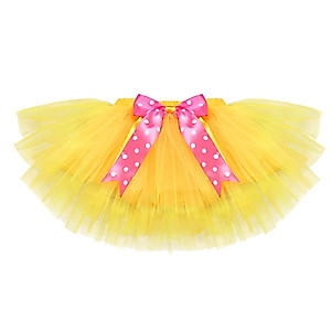 You Are My Sunshine Baby Girl 1st First Birthday Cake Smash Outfit Rainbow One Year Old Party Clothes Cotton Short Sleeve Romper Yellow Princess Tutu Tulle Skirt Flower Headband 3pcs Set Yellow