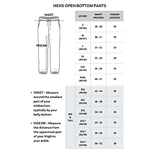 Real Essentials Men's Open Bottom Mens Sweatpant Men Tech Fleece Active Sports Sweat Sweats Athletic Training Pant Track Gym Running Casual Heavy Sweatpants Pockets Pants - Set 5, XL, Pack of 3