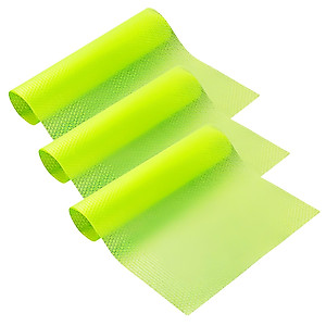 Refrigerator Pad Fridge Mats Washable Shelf Liner Pads Fresh Vegetable Fruits Pads Drawer Liner Table Mats Placemat 4pcs Green