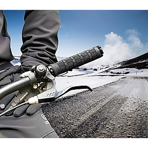 Bike Grips, LX LERMX Bicycle Handlebar Grips Made of Soft Non-Slip-TPR Rubber End Bike Handle bar Grips for MTB, BMX, Mountain, Downhill, Folding Bike, Beach Cruiser, Scooter