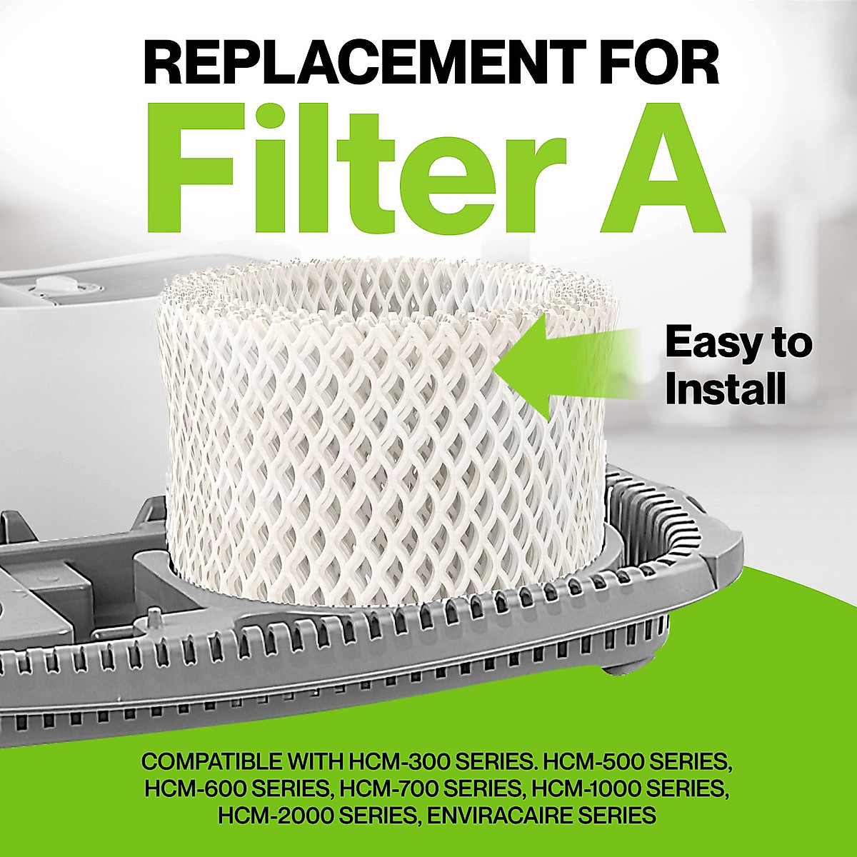 Durabasics 4 Pack of Premium Humidifier Filters Compatible with Honeywell Humidifier Filter HAC-504, HAC-504AW & Honeywell Filter A | Replacement for Honeywell Filter HCM 350 & Cool Mist Humidifiers