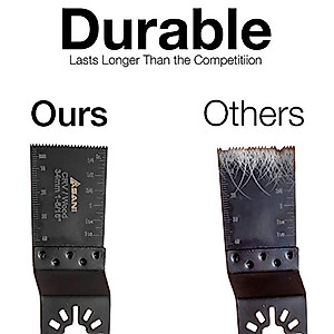 24-Piece Oscillating Multi-Tool Saw Blades and Accessories Set, Multi-Tool Accessory Kit, Attachments for Makita, Milwaukee, Fein, Worx, Ridgid, Ryobi, Harbor Freight, and More