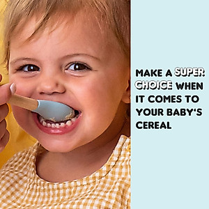 Else Nutrition Baby Cereal Stage 1 for 6 months+, Plant Protein, Organic, Whole foods, Vitamins and Minerals (Mango, 1 Pack)