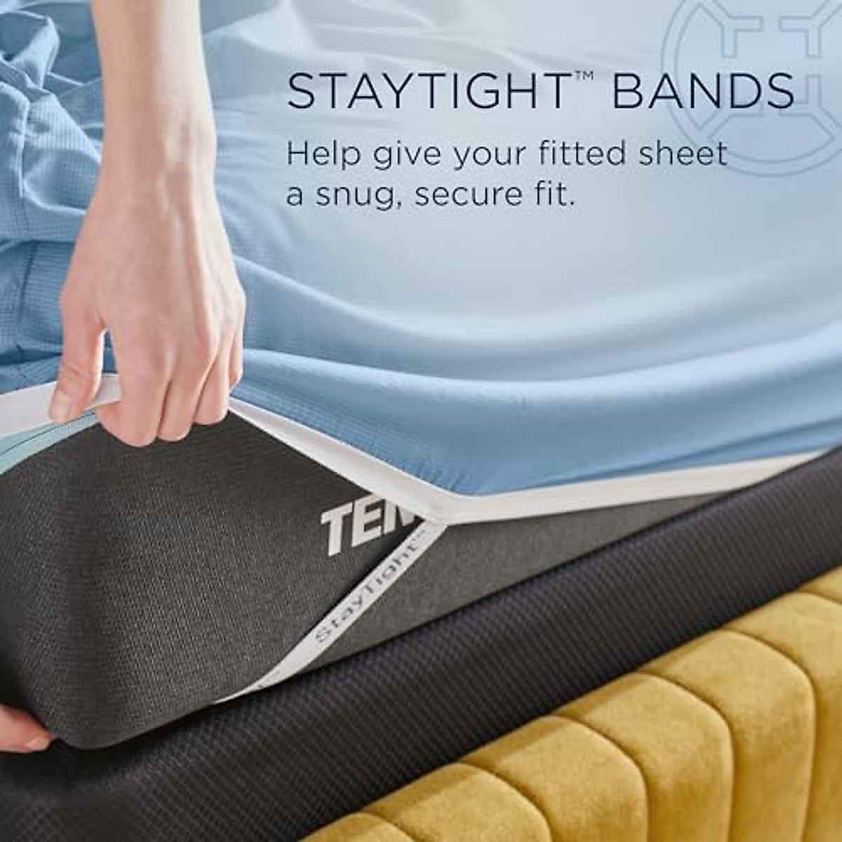 TEMPUR ProAir Sheet Set Blue Azure - TwinXL