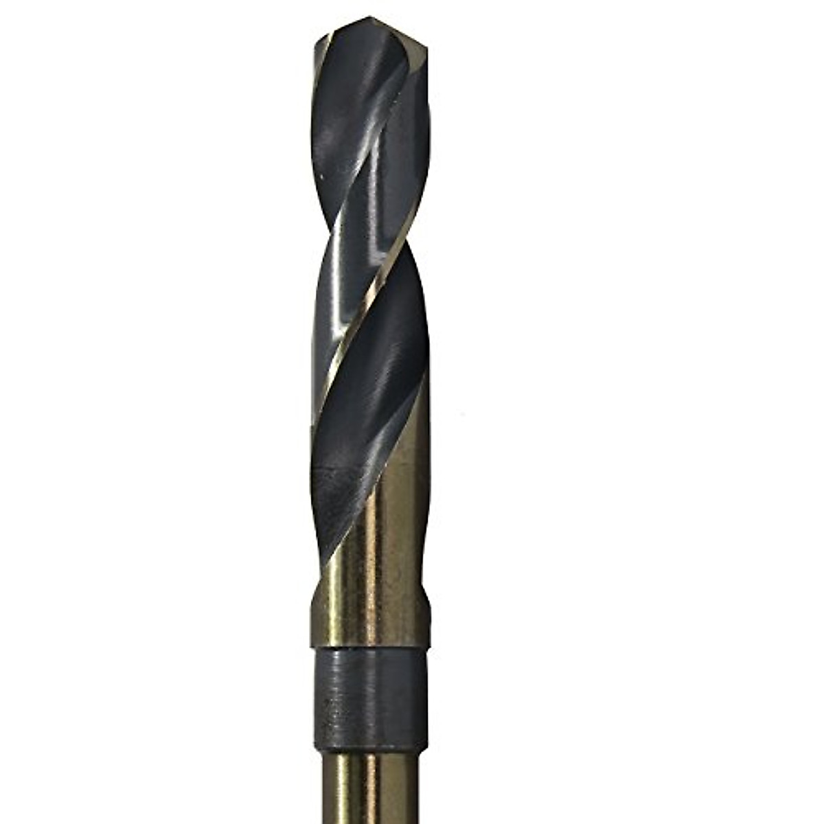 Drill America - KFDRSD11/16 11/16" Reduced Shank High Speed Steel Black & Gold KFD Drill Bit with 1/2" Shank, KFD Series